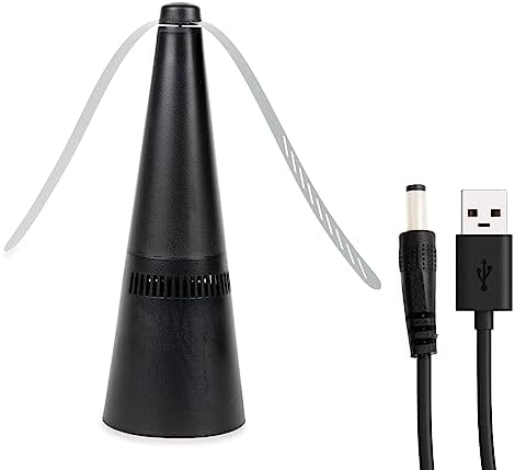Albert Austin Portable Fly Fan USB and Battery Powered Fly Repellent ...
