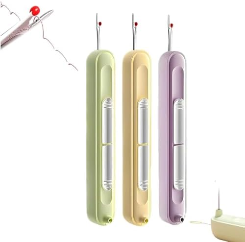 3pcs Needle threaders, Needle Threader, 2-in-1 Needle Threader & Seam ...