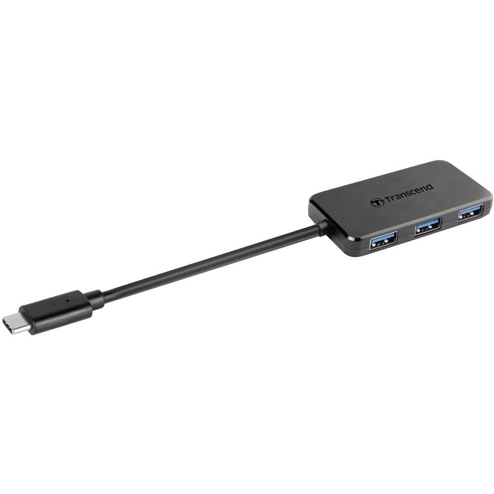 Transcend 4-Port HUB2C SuperSpeed USB 3.1 Gen 1 USB Type-C, 10x Faster ...