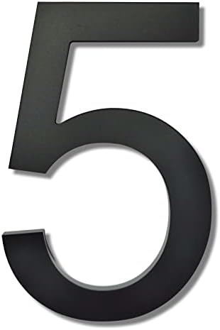 Ywonoby 5 Inch House Numbers for Outside-Large Modern 3D Floating Door ...