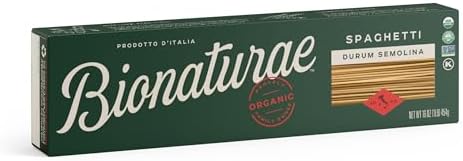 Amazon.com : Bionaturae Spaghetti Pasta Noodles - Gluten Free Spaghetti ...