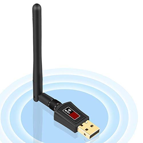 AmazonWala 900Mbps WiFi Adapter with Anteena, 2.4Ghz Band 802.11 b/g/n ...
