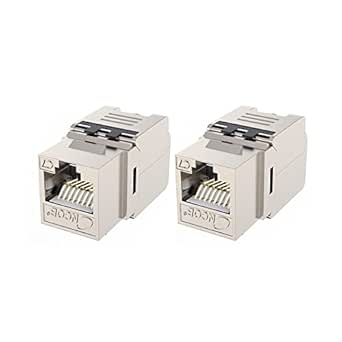 Amazon.com: Keystone Jack for Cat7/Cat6A 6Pcs, RJ45 FTP Shield Tool ...