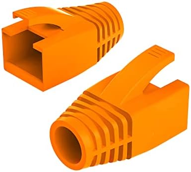 Amazon.com: 50 Pcs Cat6A Cat7 Cat8 Strain Relief Boot, RJ45 Plug ...