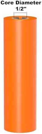 Amazon.com: Premium Ink Ribbon on 1/2" Core, Orange, 4.3" x 361' for ...