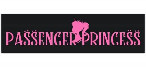Amazon.com: Passenger Princess Sticker Car Window Bumper Laptop Decal ...