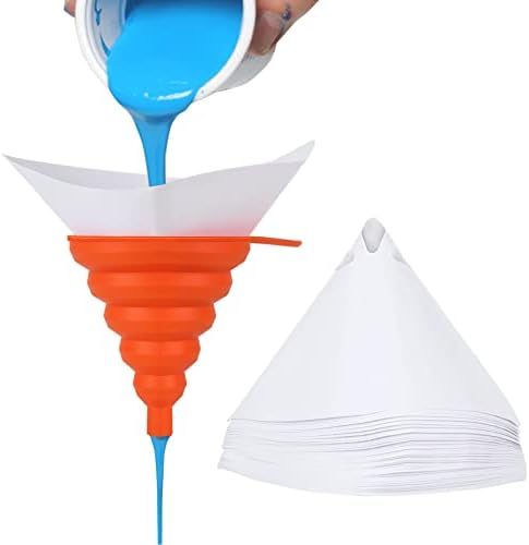Amazon.com: 420 Pack Paint Strainer 150 Micron Fine Mesh Paper Paint ...