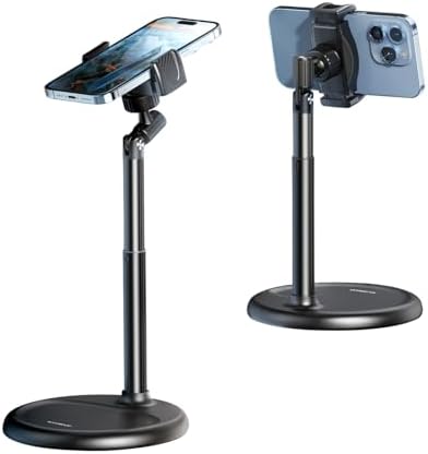 Amazon.com: nediea Cell Phone Stand for Recording, Height Adjustable ...