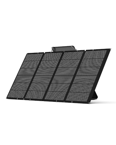 Amazon.com: NURZVIY 400 Watts Foldable Solar Panel, Luggable & Durable ...