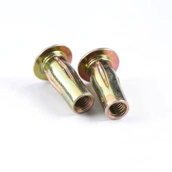 Skweawert 30PCS M6 Multi-Grip Rivet Nuts, Pre-Bulbed Shank Zinc-Plated ...