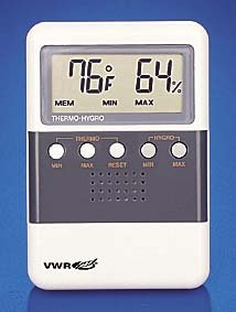 Amazon.com: Hygrometer/Thermometer with Dual Minimum/Maximum Memory ...
