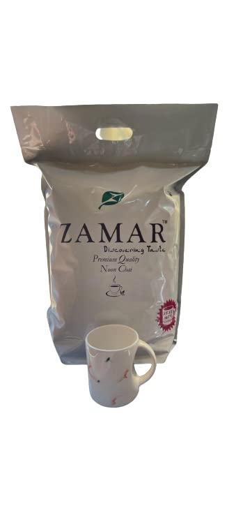 ZAMAR Kashmiri Pink Tea| Premium Noon Chai| Gulabi Chai | Namkeen Tea ...