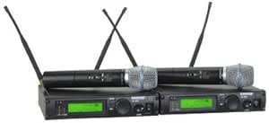 Amazon.com: Shure ULXP24D/BETA87A-G3 Dual Handheld System with 2 ULXP4 ...