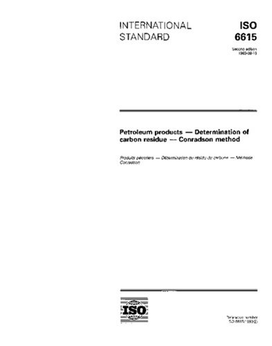 ISO 6615:1993, Petroleum products - Determination of carbon residue ...