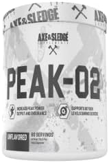Amazon.com: Axe & Sledge Supplements Peak-O2 Basics Powder, Supports Exercise Performance ...