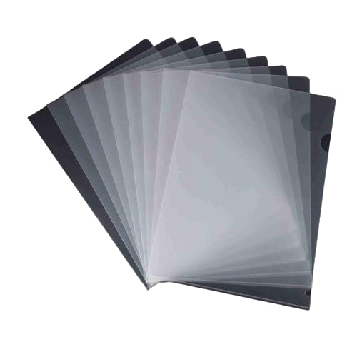 Neelgagan L Folder File - (A4) 1. Pkt.12 Pcs. Transparent, Polyurethane ...