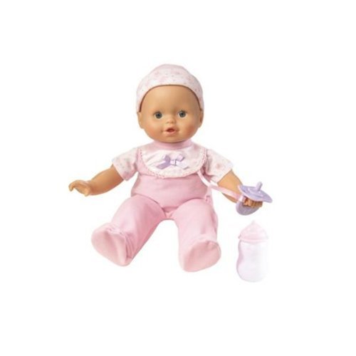 Little Mommy Cuddle and Coo Doll Pink/White Velour Outfit : Amazon.in ...
