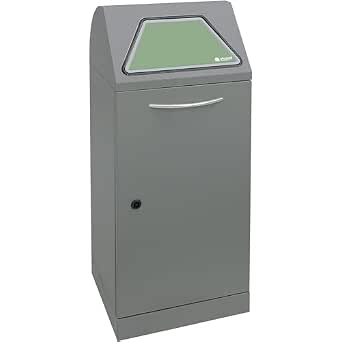 Recyclable waste container, manually operated access flap, capacity 75 ...