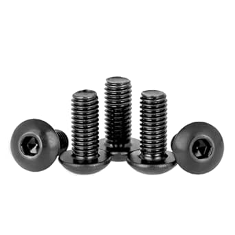 Generic M3-0.5x10mm Button Head Screws,M3x10mm Socket Cap Bolts,10.9 ...