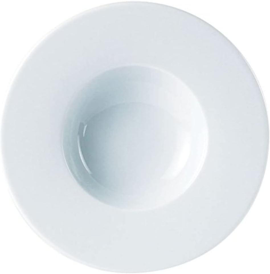 Genware Royal Pasta Dishes 30cm - Set of 3 - White Porcelain Plates ...