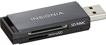 Amazon.com: Insignia USB 2.0 SD/Memory Card Reader - SD, SDXC, SDHC ...