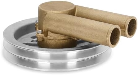 Amazon.com: 21214596 Raw Seawater Pump for Volvo Penta Dual V-Belt ...