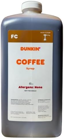 Amazon.com: Dunkin Donuts Coffee Syrup, Frozen Coffee Sauce-Swirl-Syrup ...