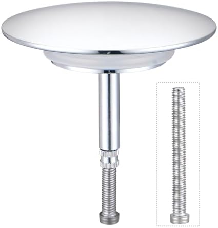 ADP Adjustable Bath 47mm Pop Up Waste Plug Only with Flat Seal Chrome ...