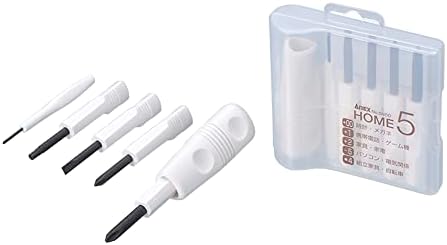 Amazon.co.jp: アネックス(ANEX) ドライバーセット 電工グリップ ヒートン回し付 8本組(+0/+1/+2/-2.5/-5. ...
