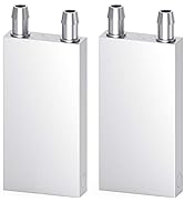 Amazon.com: DIYhz Aluminum Water Cooling Block, Liquid Water Cooler ...