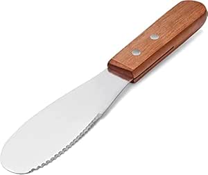Buy Baskety Wide Sandwich Spreader Butter Knives Stainless Steel Blades ...