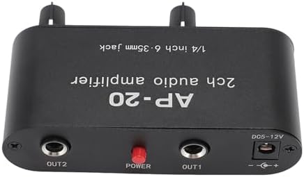 Amazon.com: GOWENIC Dual Channel Sound Amplifier, 1/4 Inch 6.35mm Sound ...