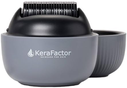 Amazon.com: KeraFactor KeraRoller Precision Scalp Microneedling ...
