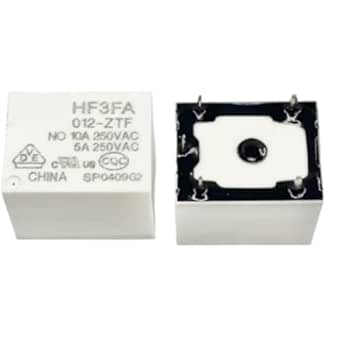 (5pcs) Electromagnetic Relay HF3FA 012-ZTF 12V 10A 5-pin Plug-in Relay: Amazon.com: Industrial ...