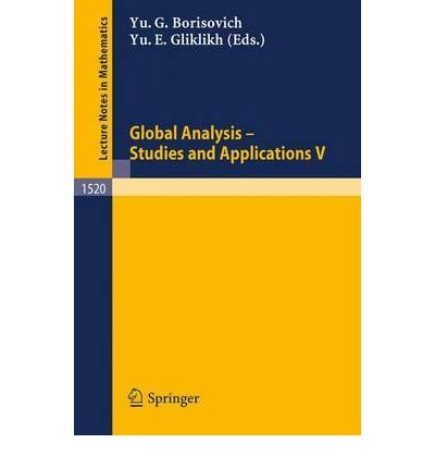 Buy Global Analysis: Studies and Applications V (Lecture Notes in ...