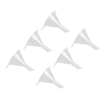 Amazon.com: Mini Funnel, 20pcs Clear Plastic Funnels for Perfume ...
