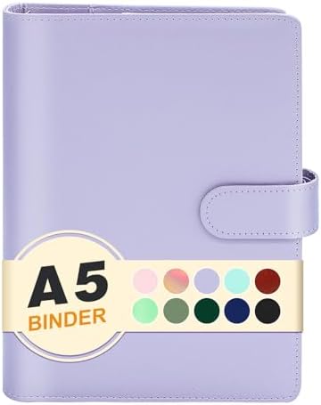 Amazon.com : A5 Binder 6 Ring, Mini Photocard Binder for A5 Filler ...