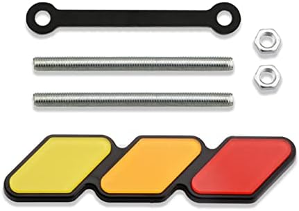 Amazon.com: aHei Tri-Color Grille Badge Emblem LED Light Car Truck ...