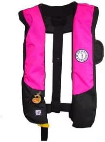 Amazon.com : Deluxe Automatic Inflatable PFD Color: Pink / Black : Life ...