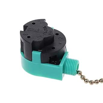 3A/250V 6A/125V Zipper Switch 3 Speed Pull Chain Control Nickel Fan ...
