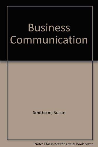 Amazon | Business Communication | Smithson, Susan, Whitehead, Jan ...