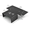 Amazon.com: (4 Pack) Black T Shaped Post to Beam Connector Roof Tie ...