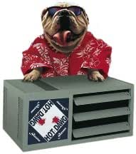 Modine HD60AH01-34 Hot Dawg 60000 BTU Power Vented Hanging Furnace ...