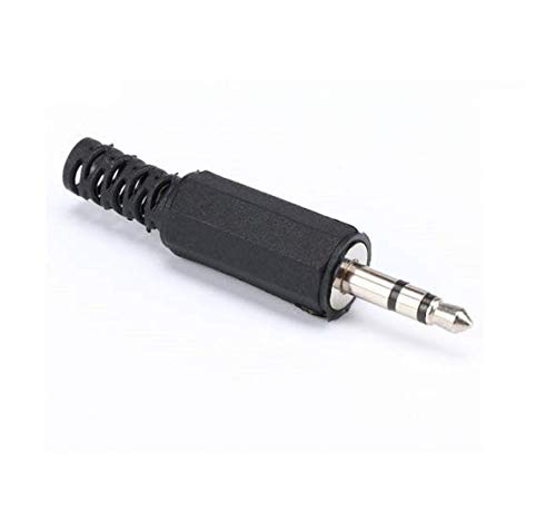 Audio Jack Male Connector 3.5mm - Black : Amazon.in: Electronics
