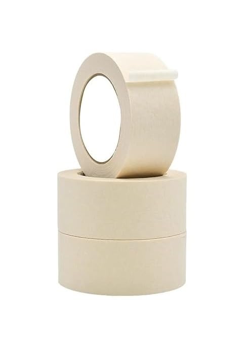 Masking Tapes – 2-Inch x 25-Yard Paper Tape Rolls for Painting Crafting ...