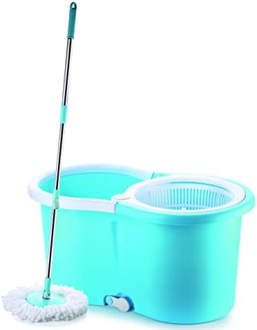 Ganesh Rapid Plastic Spin Mop, Round Plastic Bucket Floor Cleaning Mop ...
