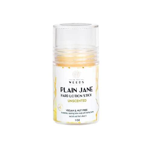 Amazon.com: Plain Jane Hard Lotion Stick - Unscented & Vegan Friendly ...