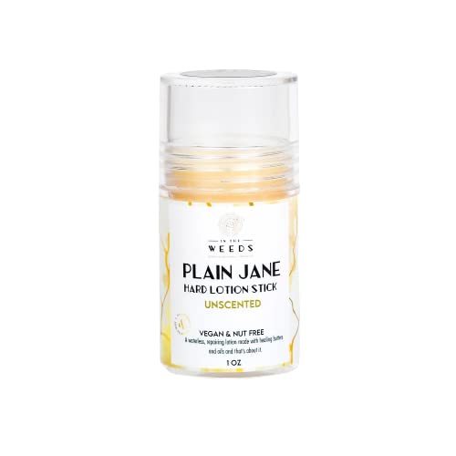 Amazon.com: Plain Jane Hard Lotion Stick - Unscented & Vegan Friendly ...