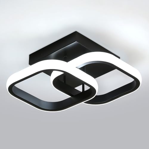 DELIPOP Modern Ceiling Light, 6500K Cool White Square Design LED ...