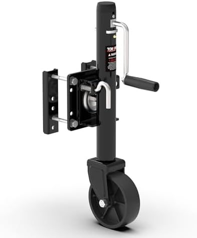 Amazon.com: TOWKING 1200 lbs Trailer Jack with Wheel, 10" Lift, Bolt On ...
